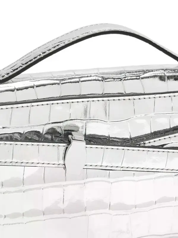 Veronica Beard Dash Leather Clutch Bag