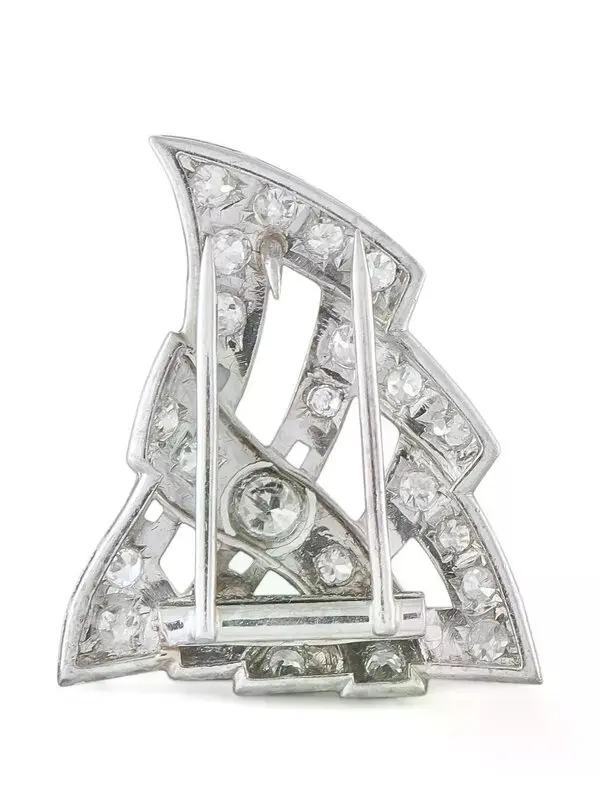 LB EXCLUSIVE Platinum Diamond Brooch