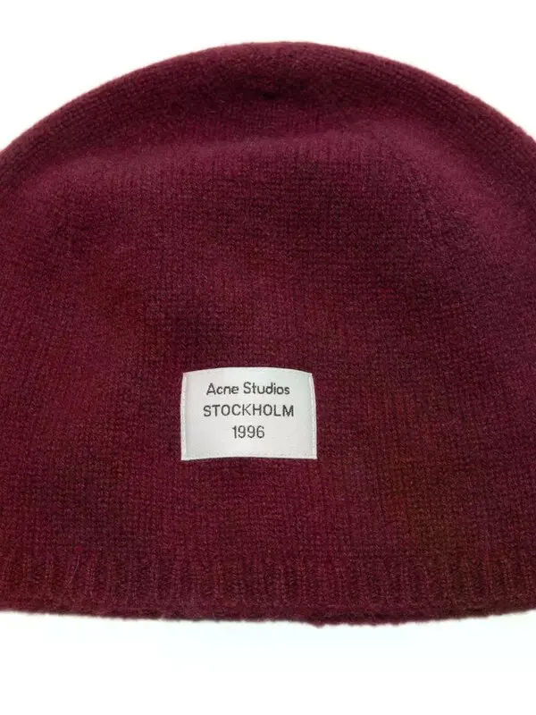 Acne Studios Cashmere Beanie - Red
