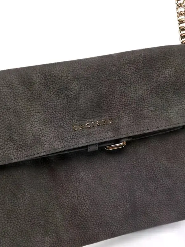 Orciani Logo-plaque Chain-link Shoulder Bag