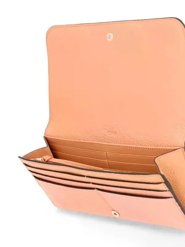 Chloé Alphabet Grained Leather Wallet