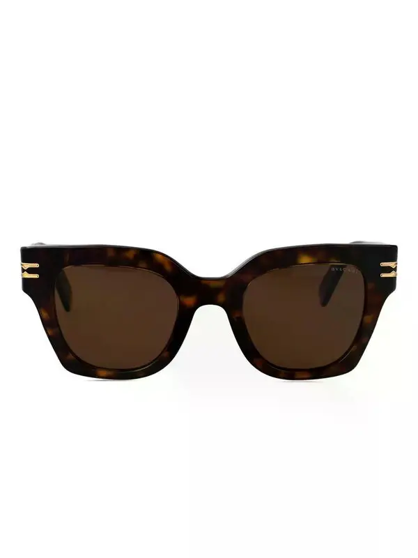 BVLGARI Cat Eye-frame Sunglasses - Brown