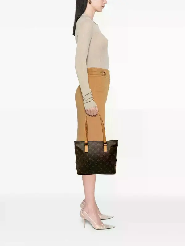 LOUIS VUITTON Monogram Canvas Cabas Piano Tote Bag