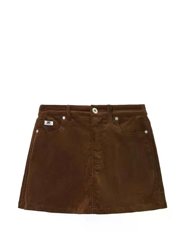 CHOCOOLATE Logo-patch Corduroy Shorts