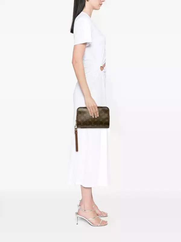 LOUIS VUITTON 2005 Monogram Orsay Clutch Bag