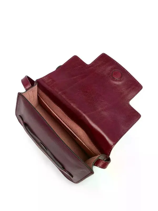 THE BRIDGE Leather Cross Body Bag - Red