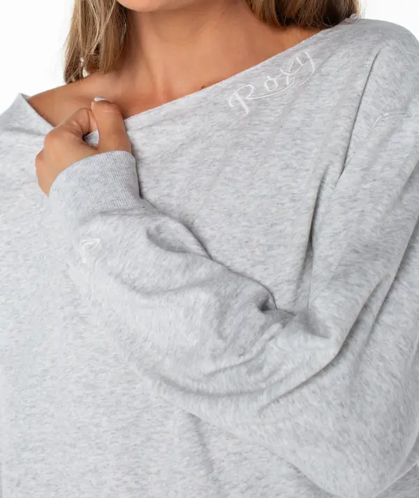 Roxy Off-the-shoulder Sweatshirt