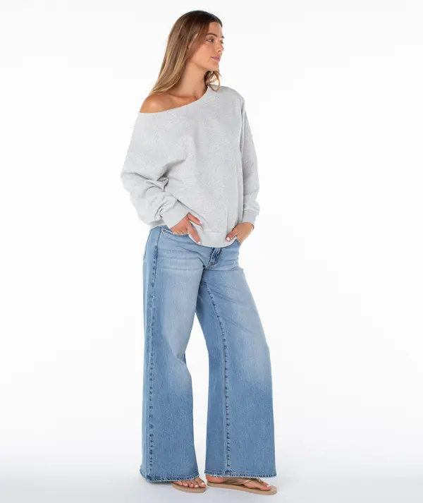 Roxy Off-the-shoulder Sweatshirt