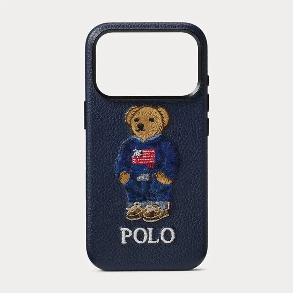 Ralph Lauren Polo Bear Leather Iphone 17 Pro Case
