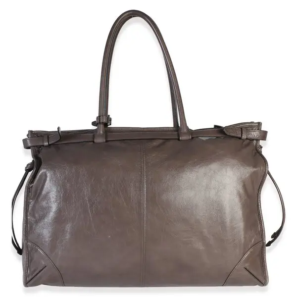 Prada Distressed Calfskin Shoulder Bag