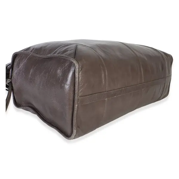 Prada Distressed Calfskin Shoulder Bag