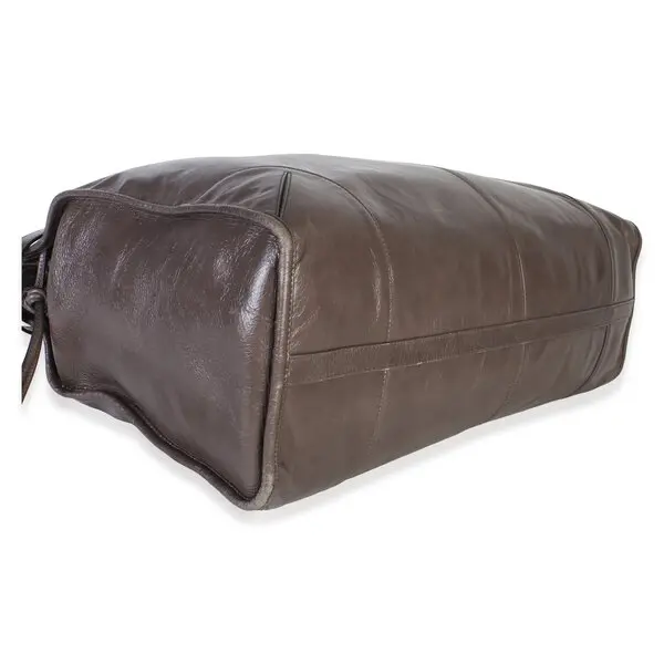 Prada Distressed Calfskin Shoulder Bag