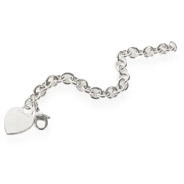 Tiffany & Co. Sterling Silver Heart Tag Bracelet