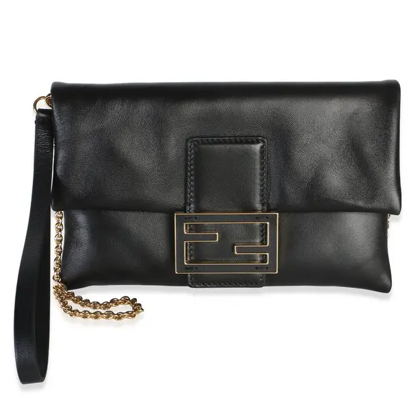 Fendi Nappa Mamma Baguette Pouch
