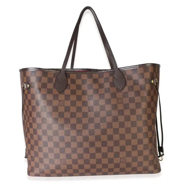 LOUIS VUITTON Damier Ebene Neverfull Gm Tote - Brown