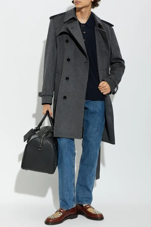 Burberry Hastings Cashmere Double-breasted Trench Coat
