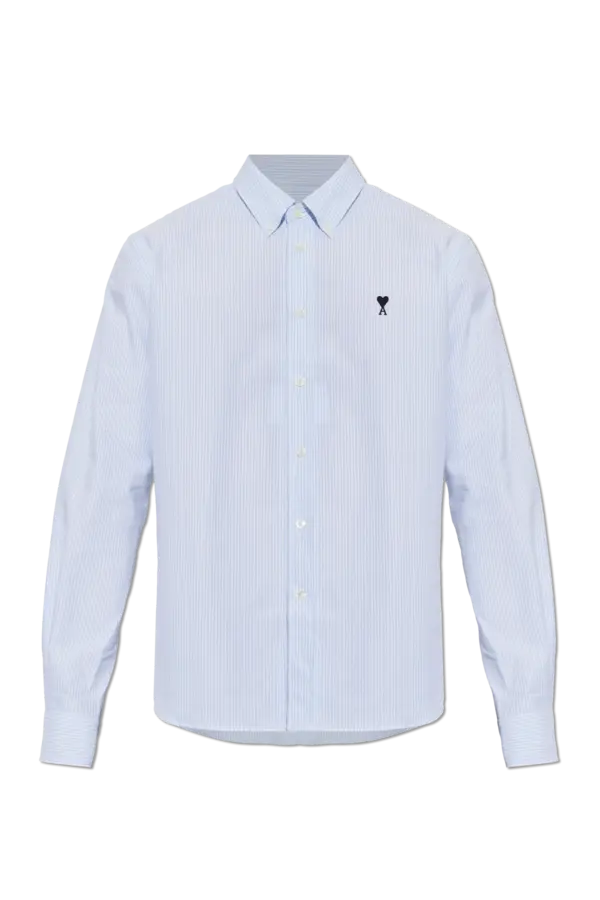 AMI Paris Striped Pattern Shirt