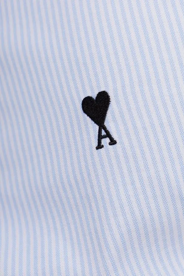 AMI Paris Striped Pattern Shirt