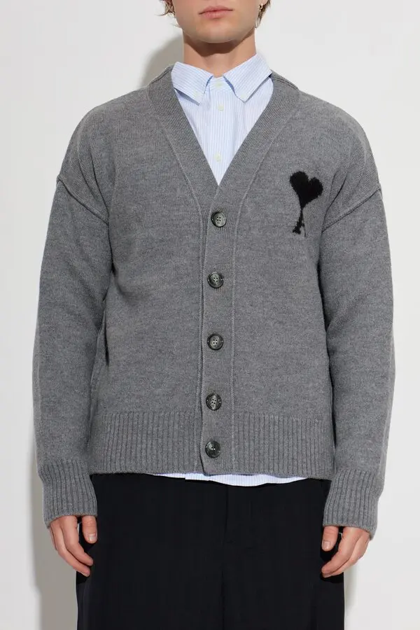 AMI Paris Wool Cardigan