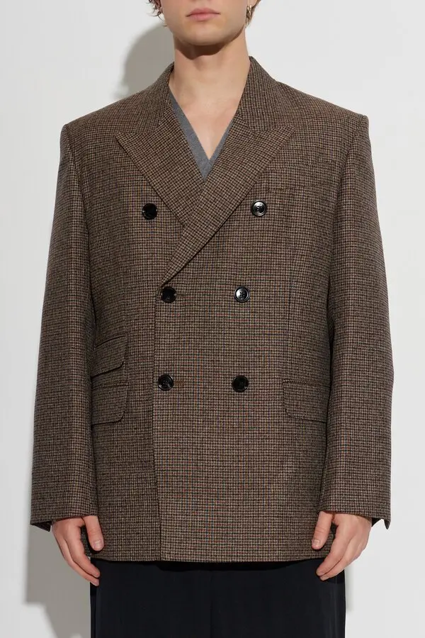 AMI Paris Wool Blazer With Double Vent