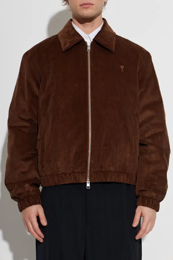 AMI Paris Corduroy Bomber Jacket