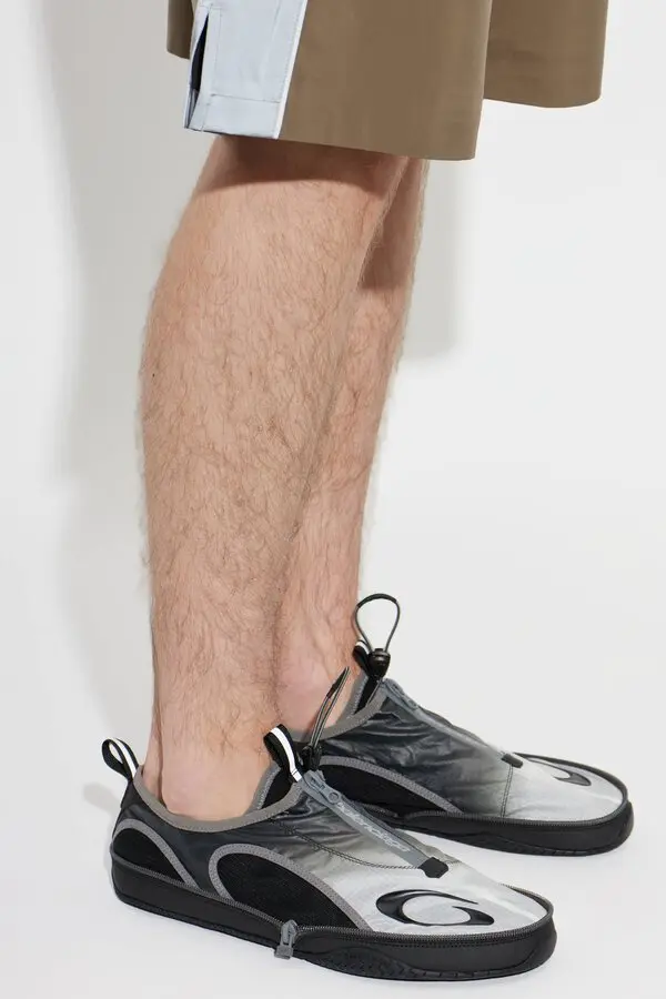 Balenciaga Pocket' Zip-up Sneakers - Black