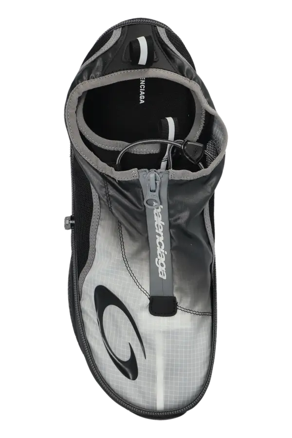 Balenciaga Pocket' Zip-up Sneakers - Black