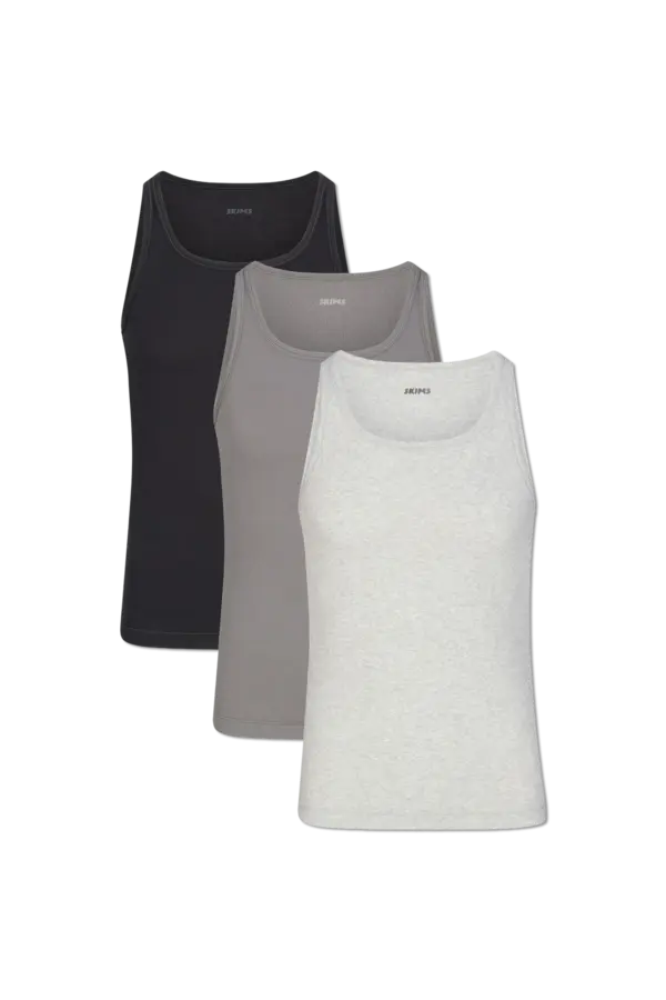 SKIMS Three-pack Of Tops - Multicolour