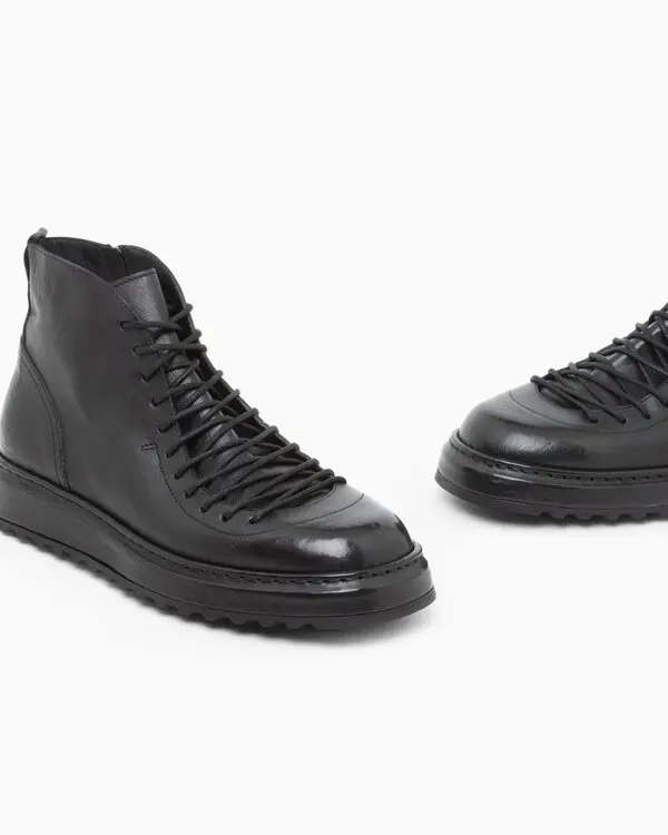 Giorgio Armani Boot With Split Leather Lining