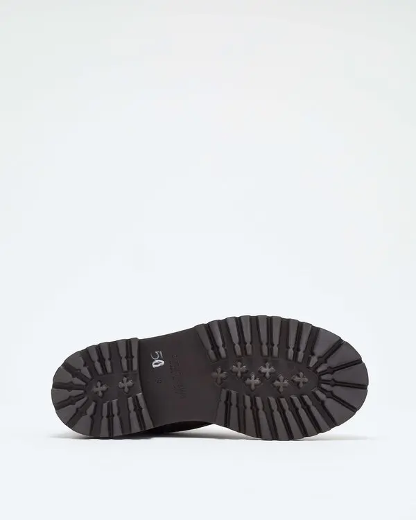 Giorgio Armani Boots In Suede With Shearling Lining And A Rubber Sole
