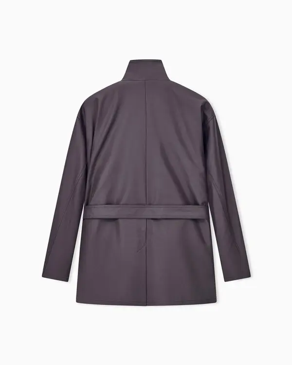 Giorgio Armani Silk Twill Parka Coat