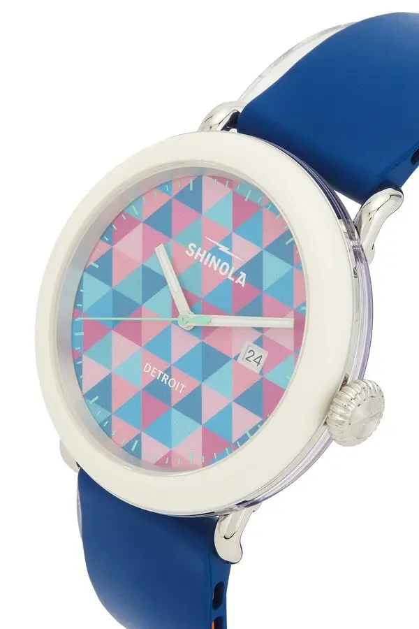 Shinola Detrola 41mm Watch - Blue
