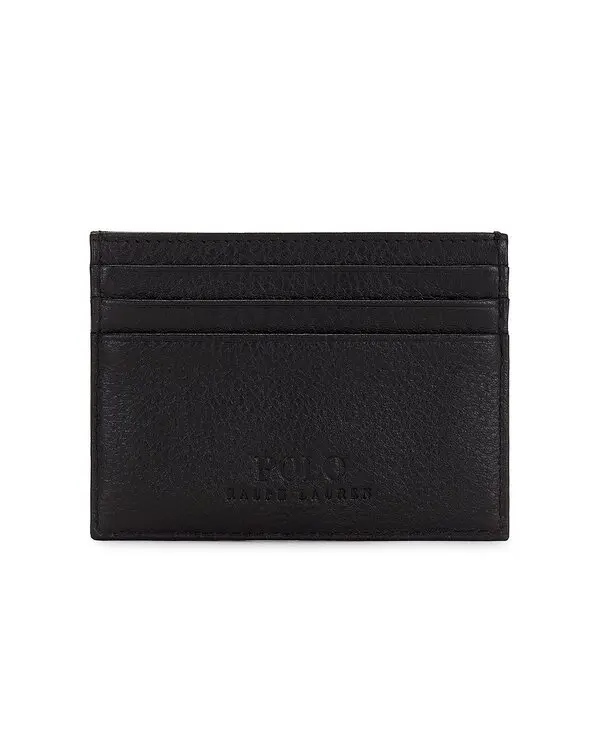 Polo Ralph Lauren Pebbled Leather Slim Card Case