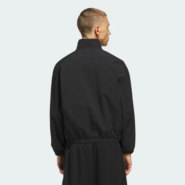 Adidas Basketball Woven Track Jacket - Black