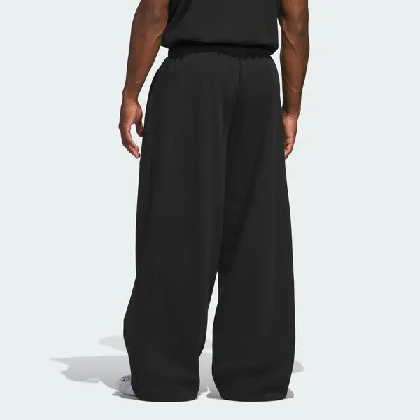Adidas Basketball Fleece 3-stripes Pant - Black