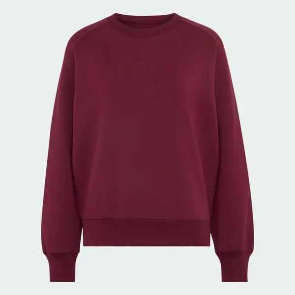 Adidas Soft Lux Loose Sweatshirt - Maroon