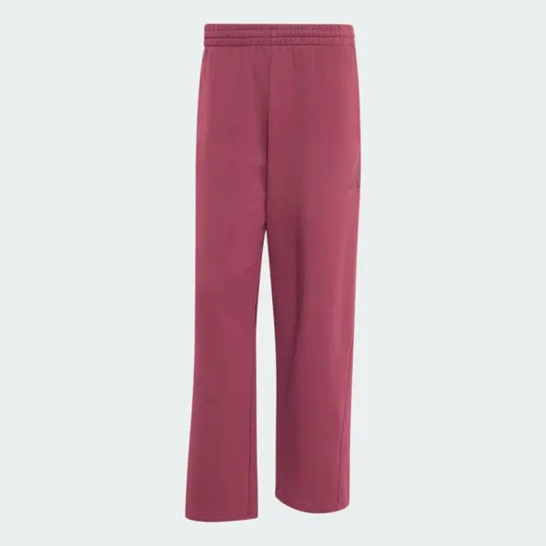 Adidas Kit Small Logo Wide Pants - Maroon