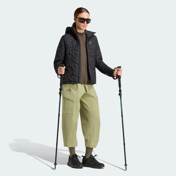 Adidas Terrex Xperior Primaloft Loose Fill Insulated Hooded Jacket