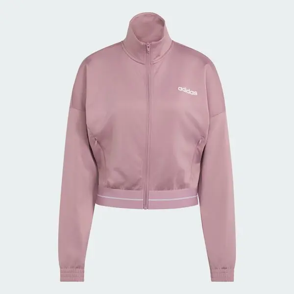 Adidas Hyperglam Cropped Track Top - Magic Mauve