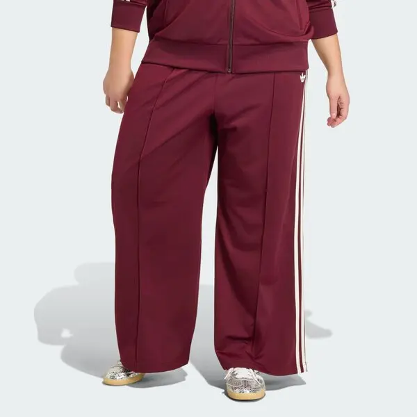 Adidas Essentials Small Logo Feel Cozy Open Hem Pants - Maroon