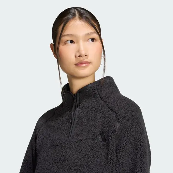 Adidas City Tech Fleece Half-zip - Black