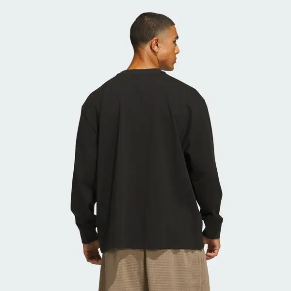 Adidas Basketball Long Sleeve Jersey T-shirt - Black