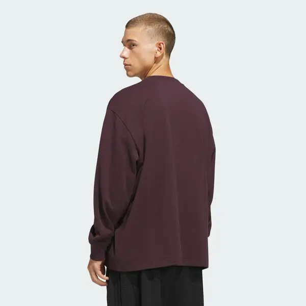 Adidas Basketball Single Jersey Long Sleeve Tee