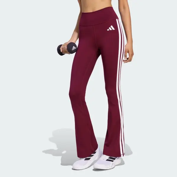 Adidas Optimé Essentials 3-stripes Flared Leggings