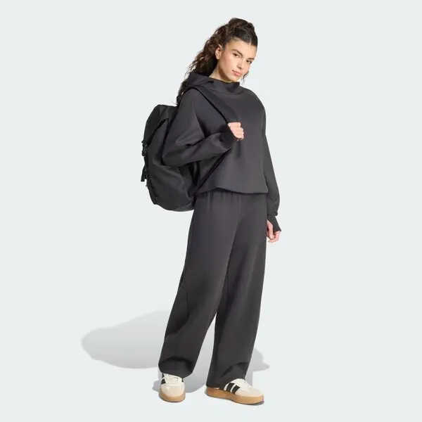 Adidas Soft Lux Winter Knit Hoodie - Black