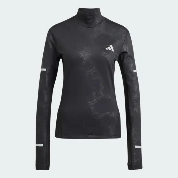 Adidas Adi365 Running Warm Long Sleeve Shirt - Black