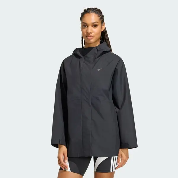 Adidas Essentials Rain Parka - Black