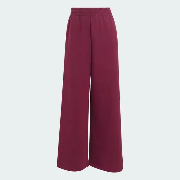 Adidas Soft Lux Straight Leg Pants - Maroon