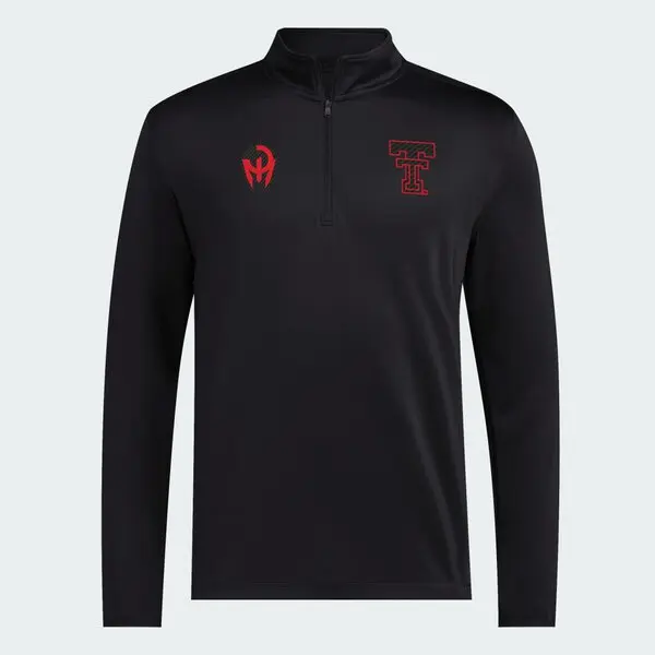 Adidas Texas Tech 1/4 Zip Top