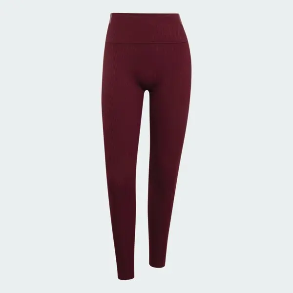 Adidas All Me Rib Leggings - Maroon